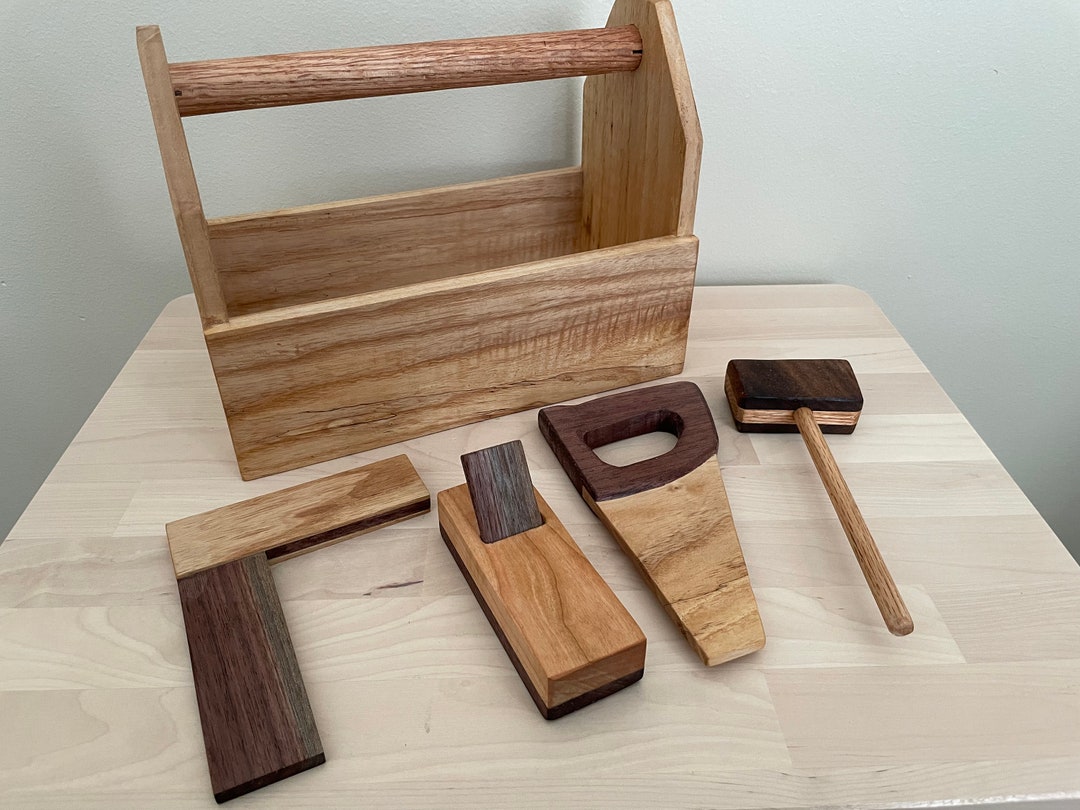 Wooden Play Tool Set – Kids Toy, Wood Gift for Kids , Toddler Toy ...