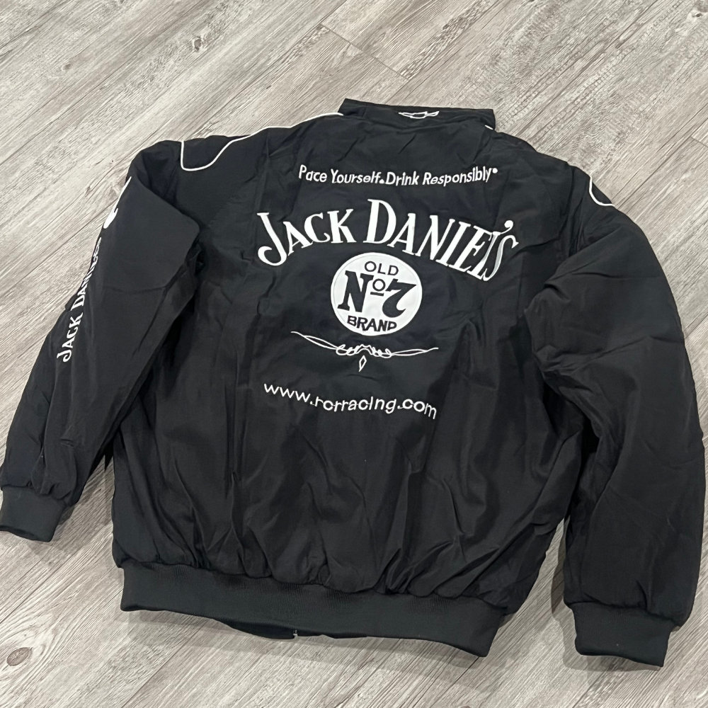 Premium Black F1 Racing Jacket Jack Daniels Formula 1 & - Etsy