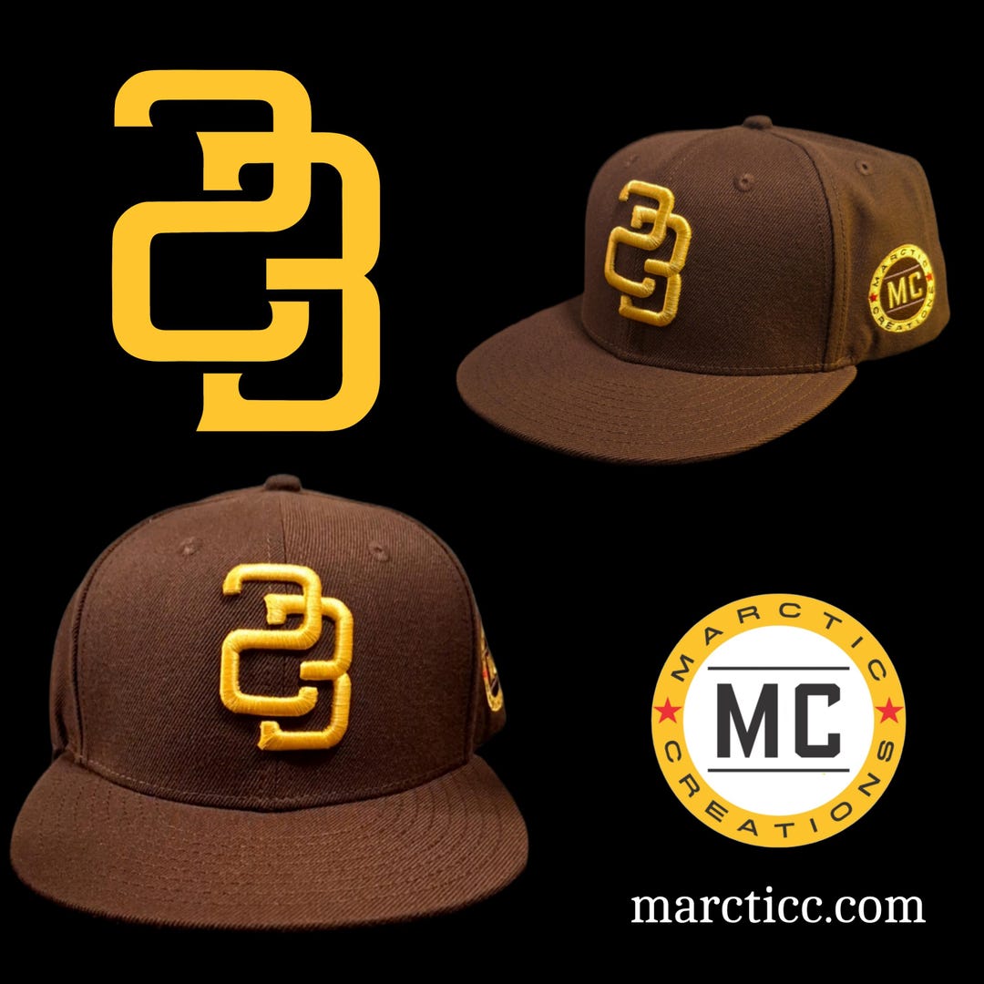 Padres Hat, Number 23, Tatis, Snapback Hat, San Diego Padres, Padres ...