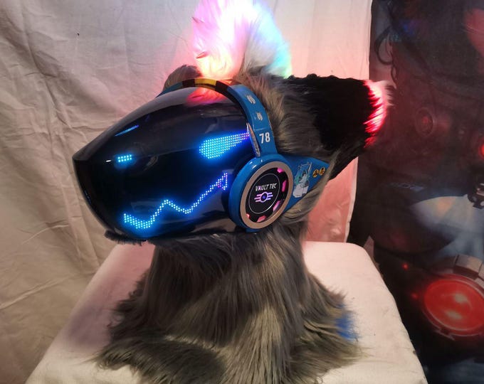 Protogen Head Fallout Cosplay - Etsy
