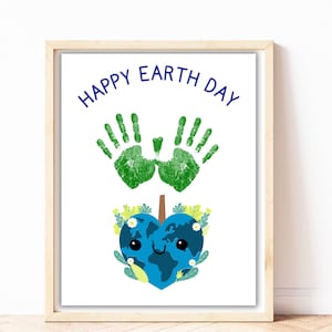 Earth Day Handprint Art, Earth Day Handprint Craft,, Earth Day ...