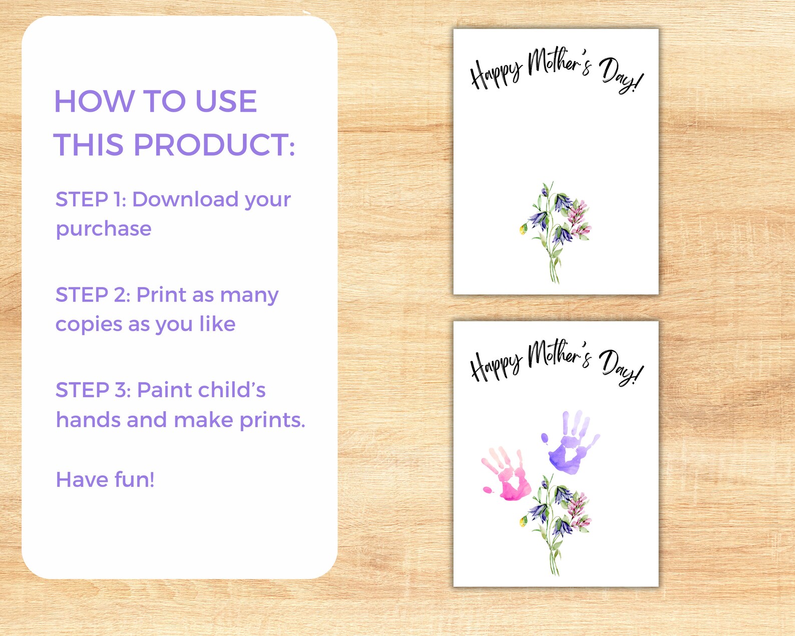 Mothers Day Handprint Craft for Kids, Mothers Day Handprint Art ...