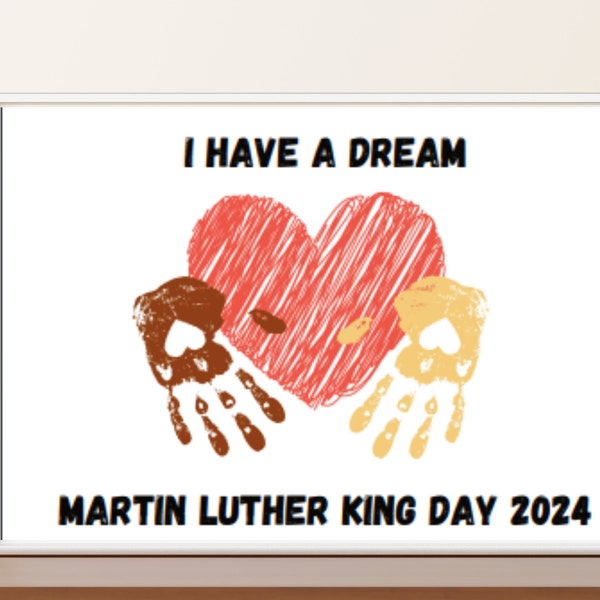 Martin Luther King Handprint Craft - Etsy