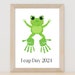 Leap Year 2024 Handprint Craft, Leap Day Handprint Art, Toddler Craft ...