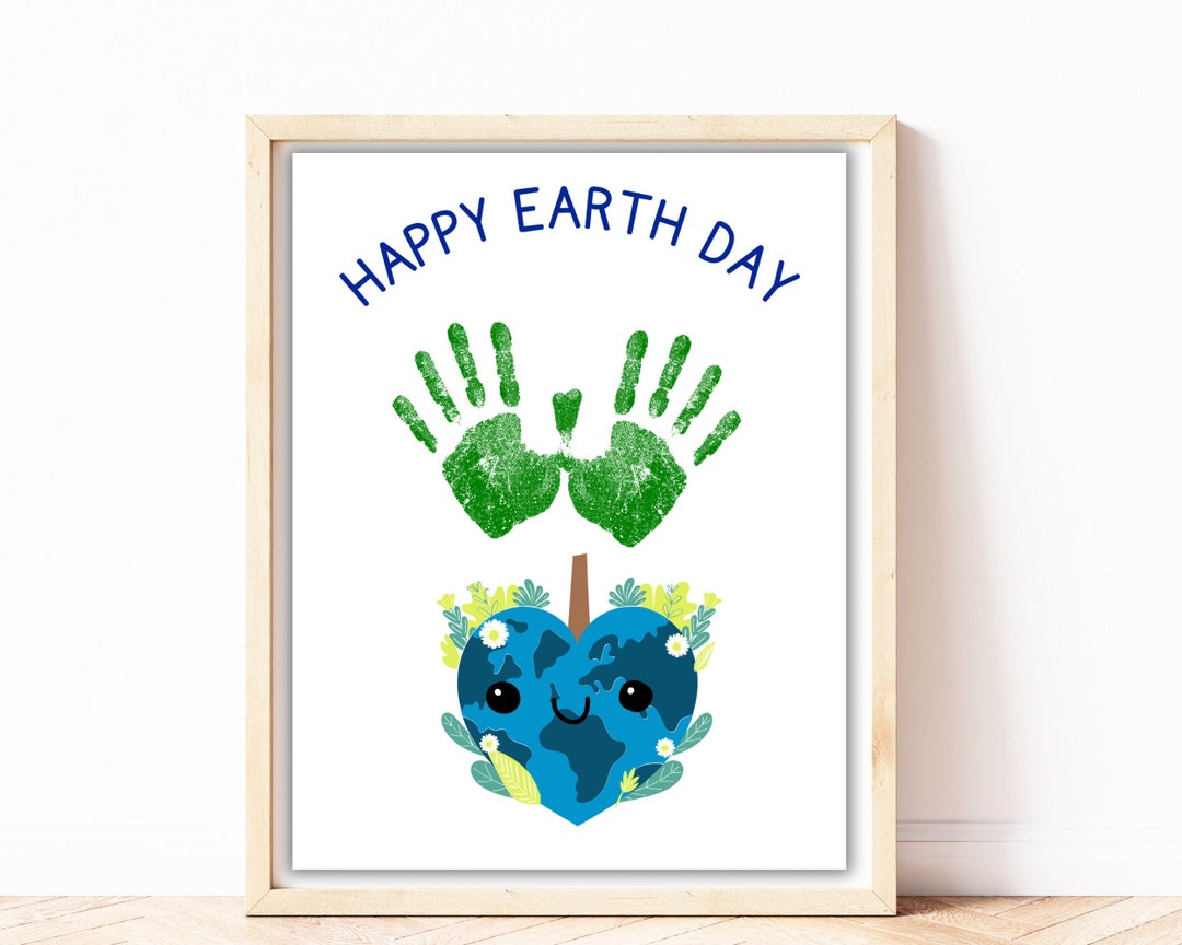 Earth Day Handprint Art, Earth Day Handprint Craft,, Earth Day ...