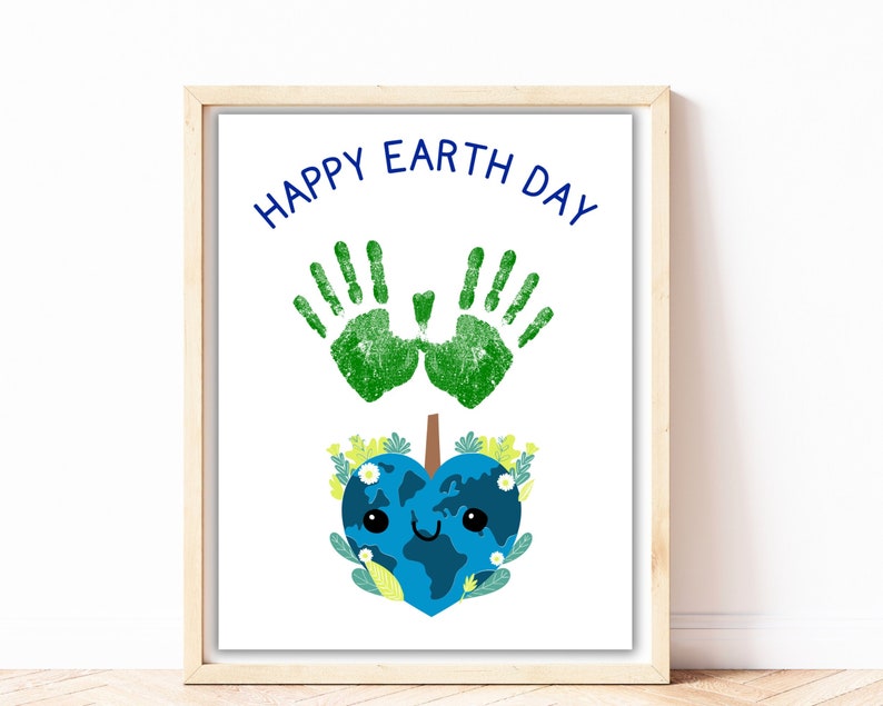 Earth Day Handprint Art, Earth Day Handprint Craft,, Earth Day ...