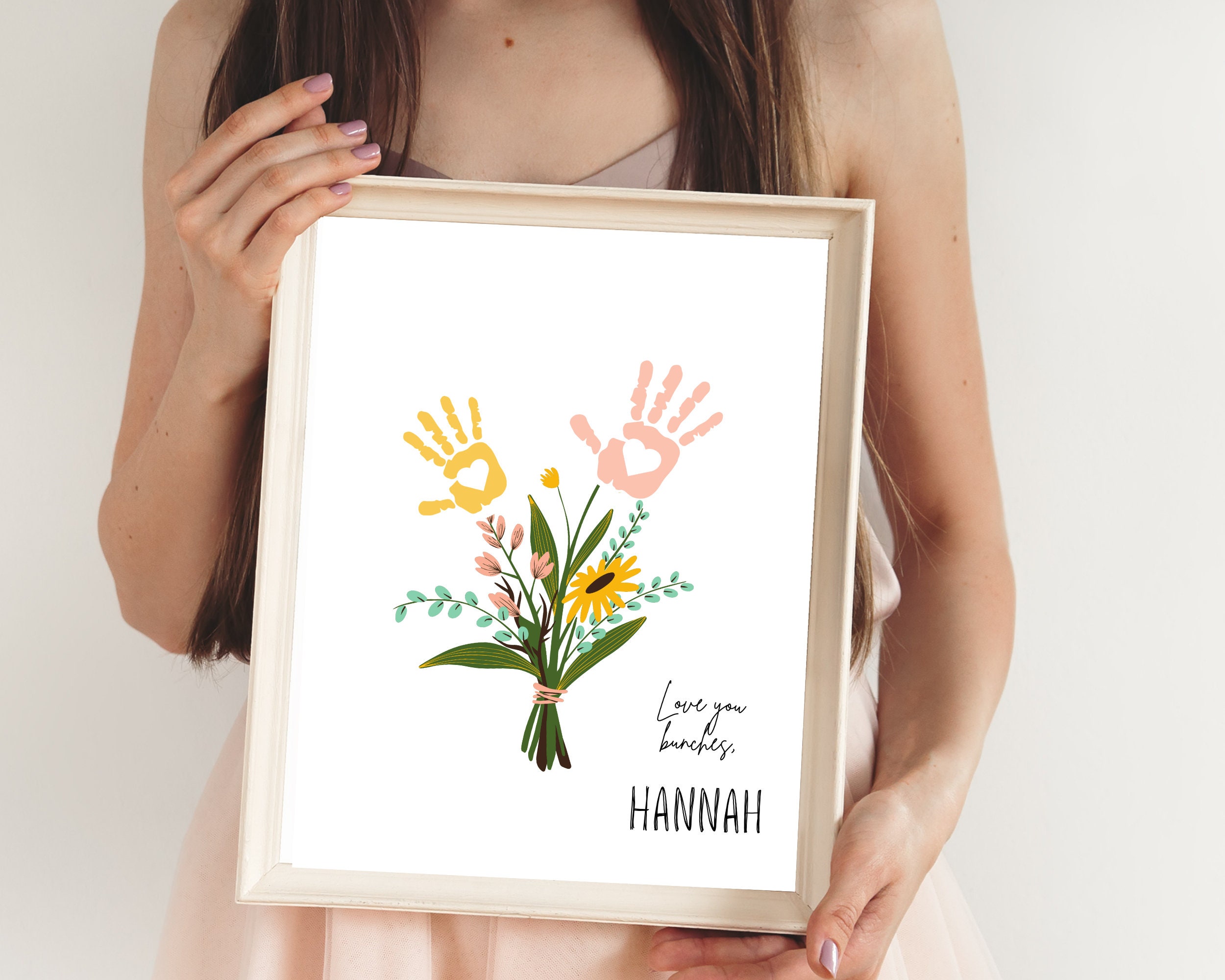 Mothers Day Handprint Art Printable, Mothers Day Handprint Craft for ...