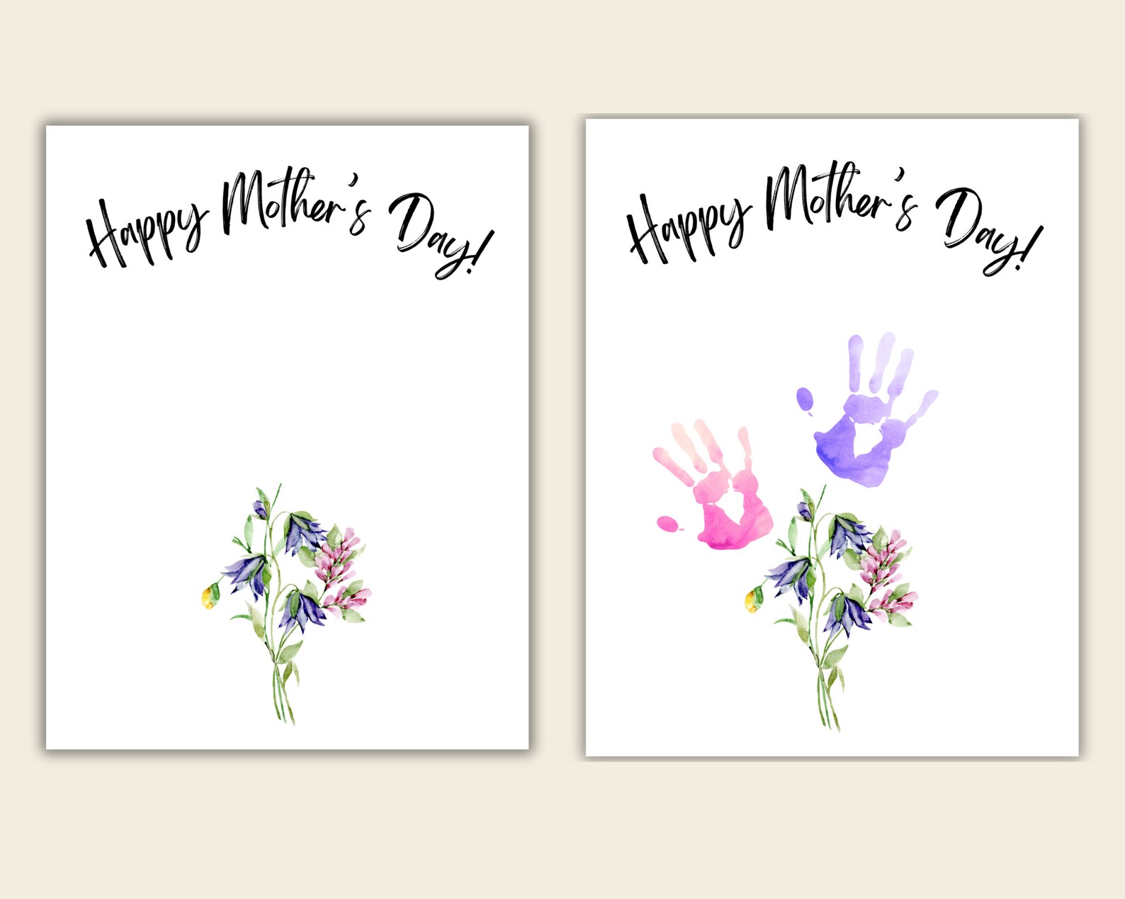 Mothers Day Handprint Craft for Kids, Mothers Day Handprint Art ...