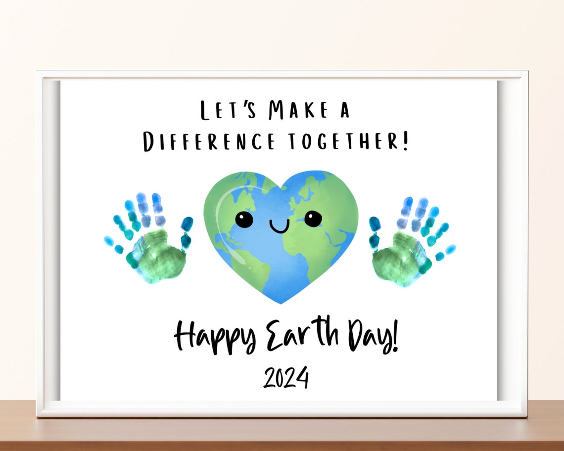 Earth Day Handprint Art, Earth Day Activity, Earth Day Handprint Craft ...