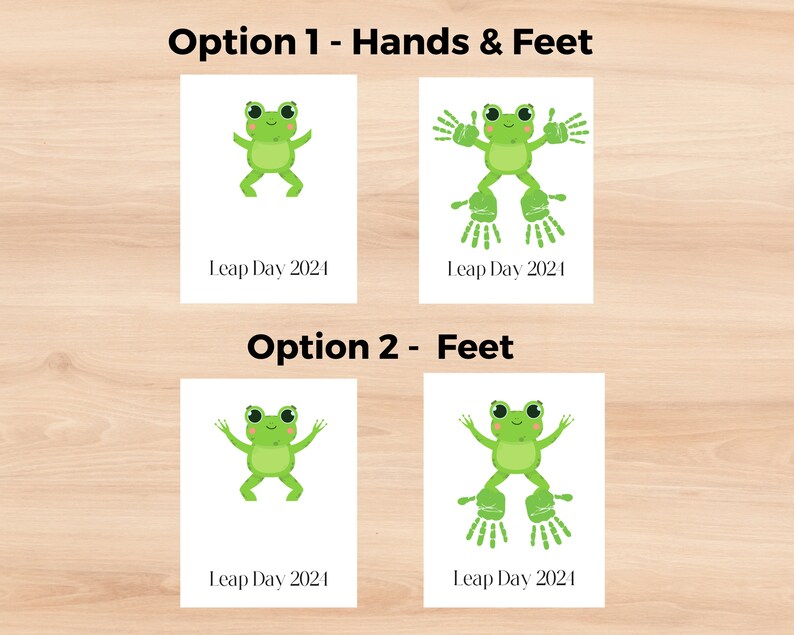 Leap Year 2024 Handprint Craft, Leap Day Handprint Art, Toddler Craft ...