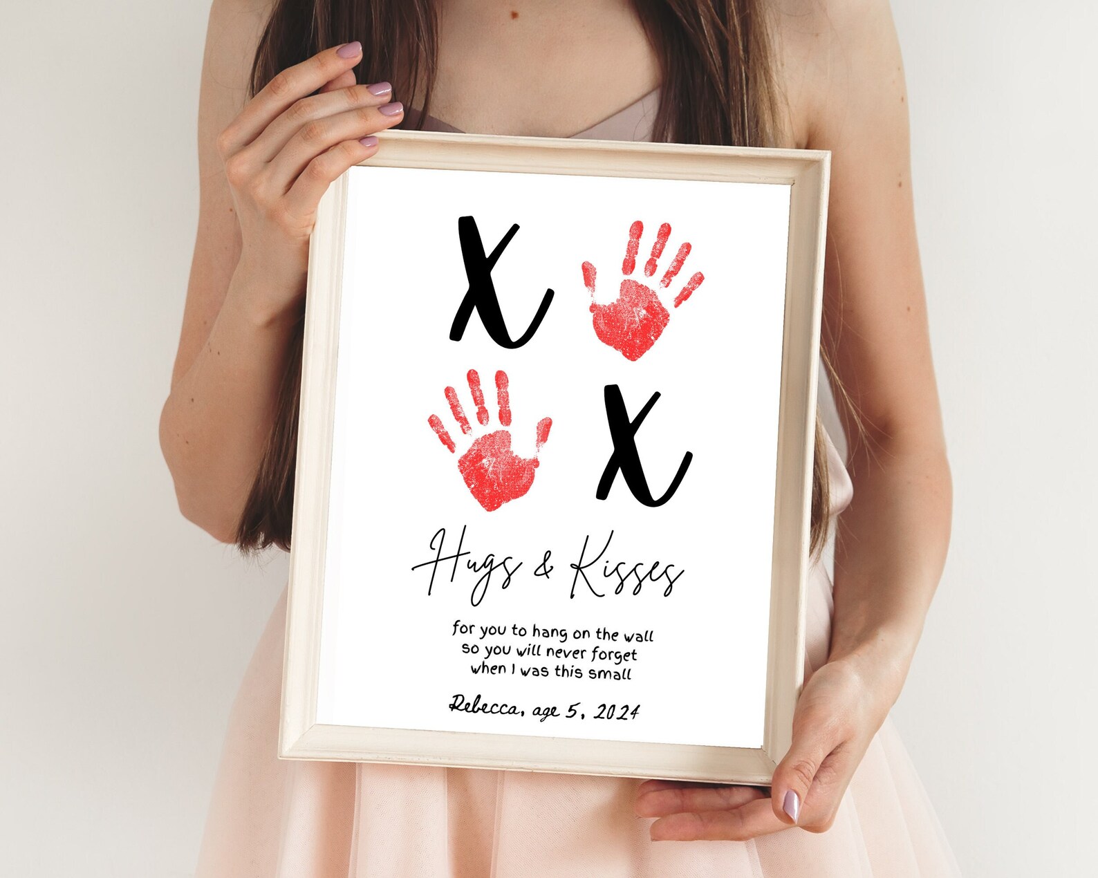 Valentines Day Handprint Art Craft, Valentine Printable Craft ...