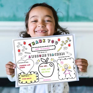 Teacher Appreciation Week Printable All About My Teacher Teacher ...