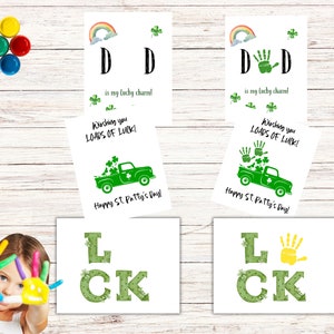 Saint Patricks Day Handprint Art Bundle, Toddler St. Patricks Day ...
