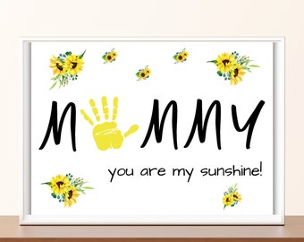 Mothers Day Handprint Craft for Kids, Mothers Day Handprint Art ...