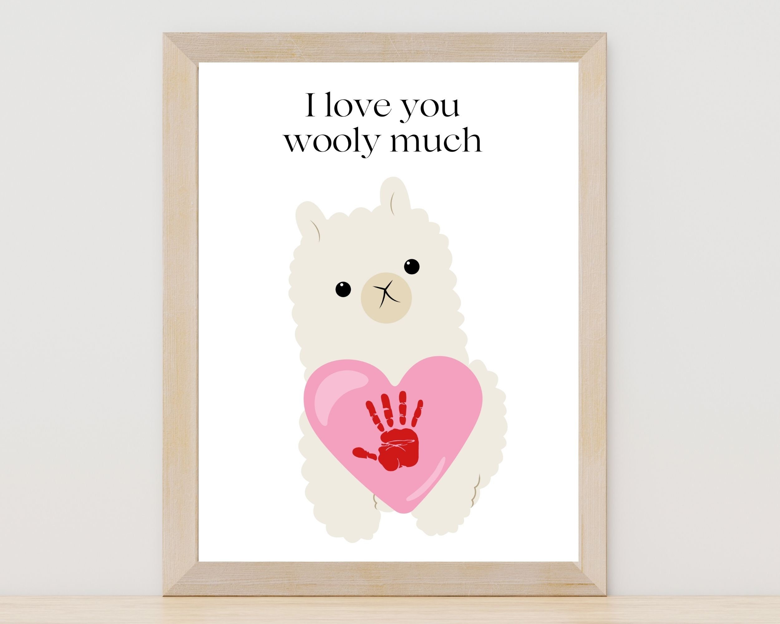 Valentine Handprint Art, Valentine Toddler Art, Handprint Art ...