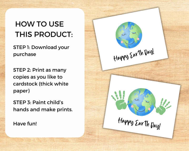 Earth Day Handprint Art, Earth Day Activity, Earth Day Handprint Craft ...