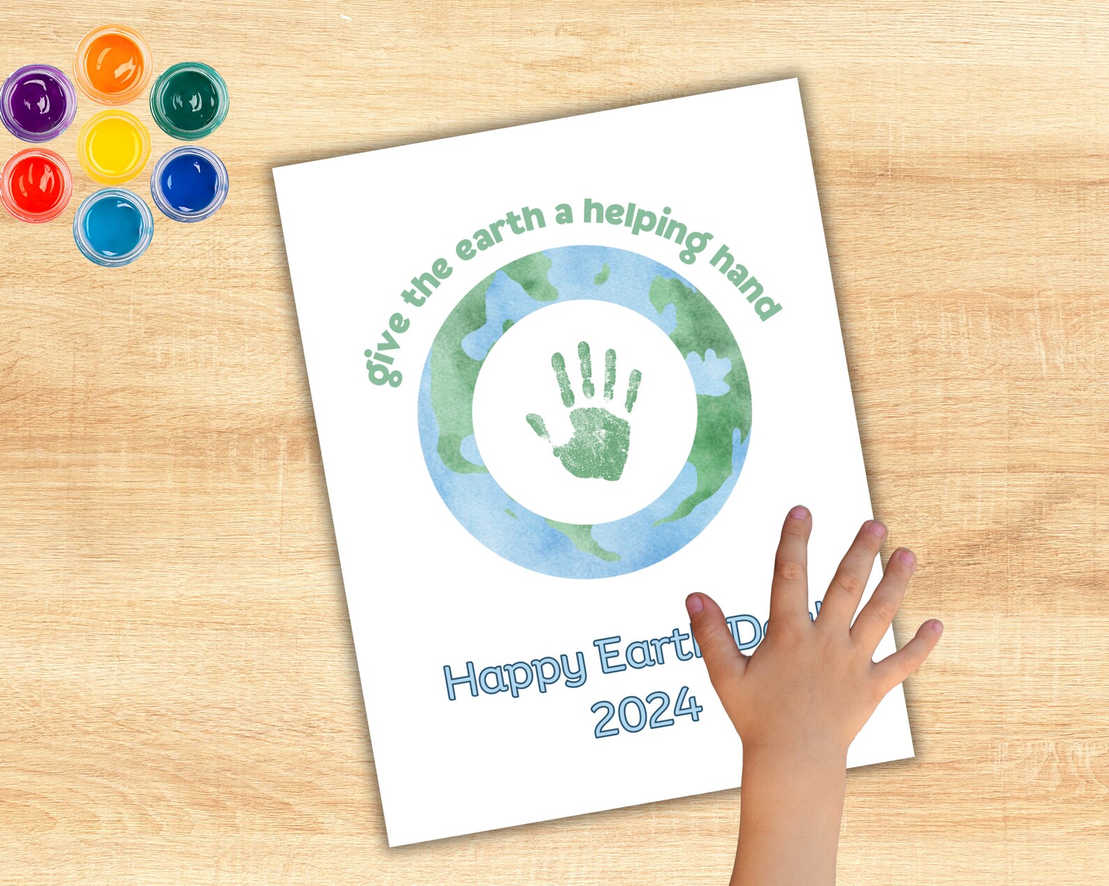 Earth Day Handprint Art, Earth Day Handprint Craft,, Earth Day ...