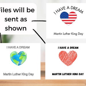 MLK Day Handprint Art, MLK Handprint Craft, I Have a Dream Keepsake ...