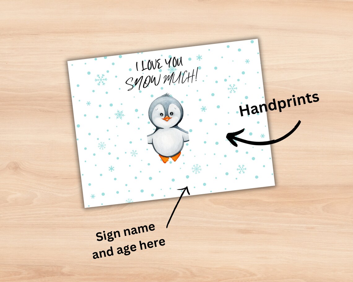 Penguin Handprint Craft Winter Handprint Art, Preschool Craft ...