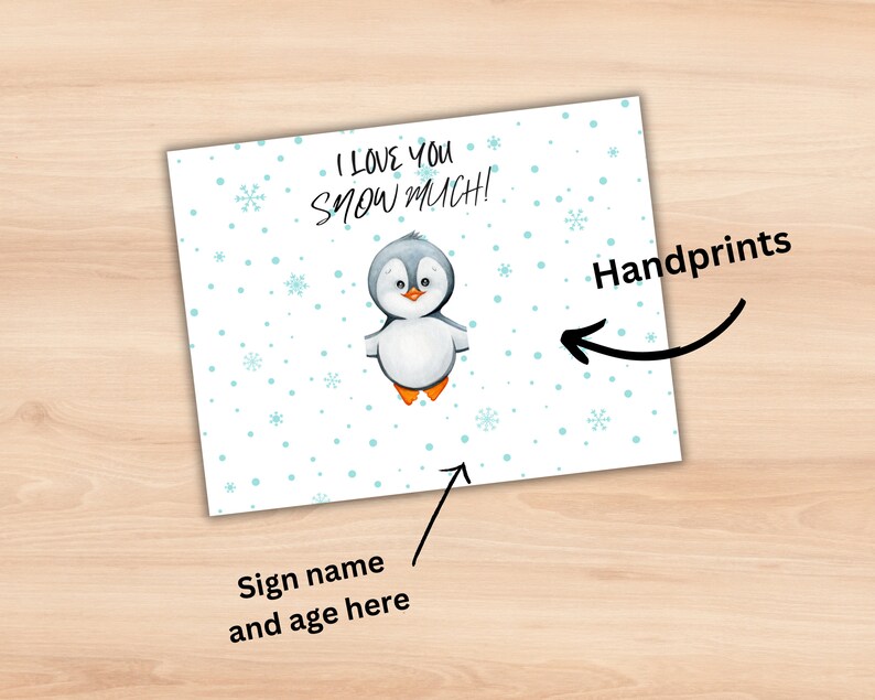 Penguin Handprint Craft Winter Handprint Art, Preschool Craft ...