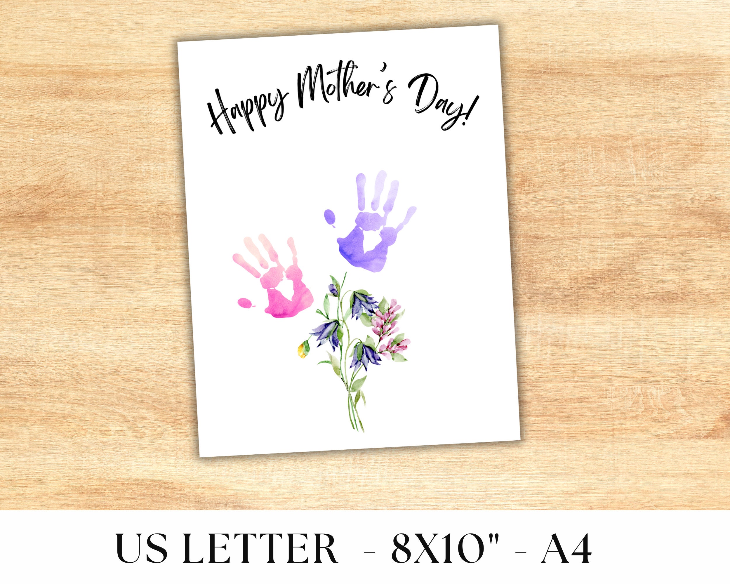 Mothers Day Handprint Craft for Kids, Mothers Day Handprint Art ...