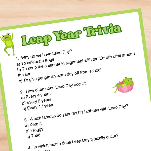 Leap Year - Etsy