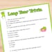 Leap Year Trivia Game Printable, Leap Day Birthday Party Idea, Game for ...