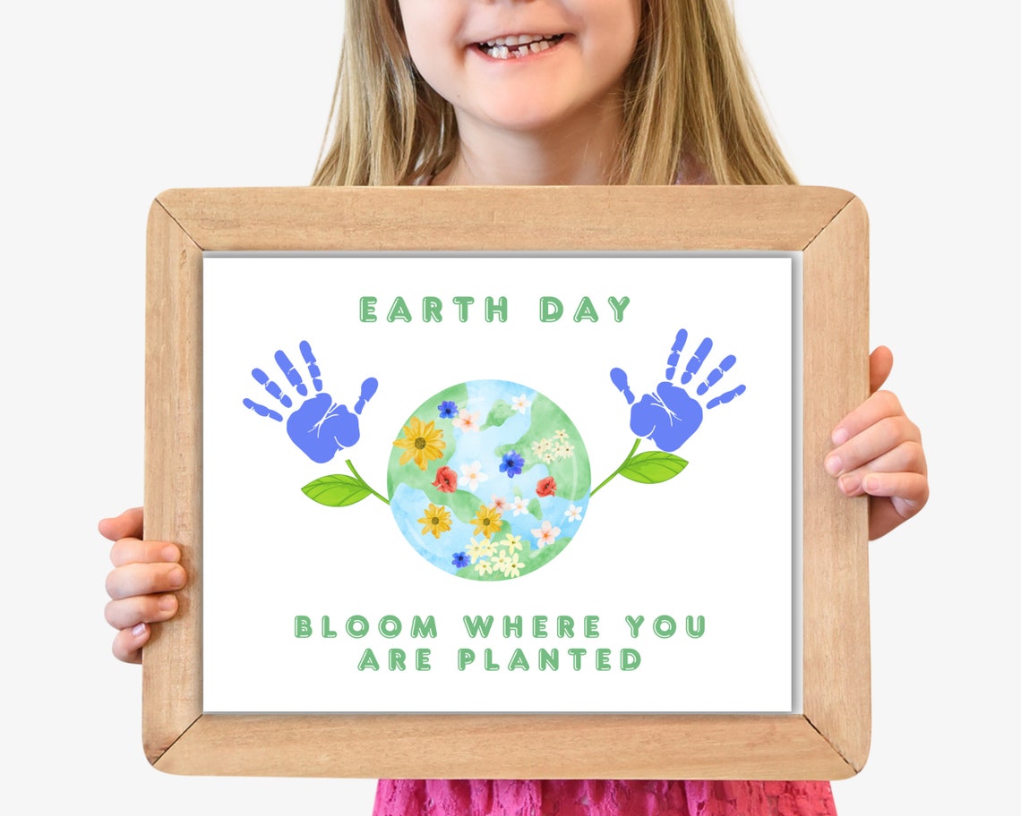 Earth Day Handprint, Earth Day Activity, Earth Day Printable, Earth Day ...