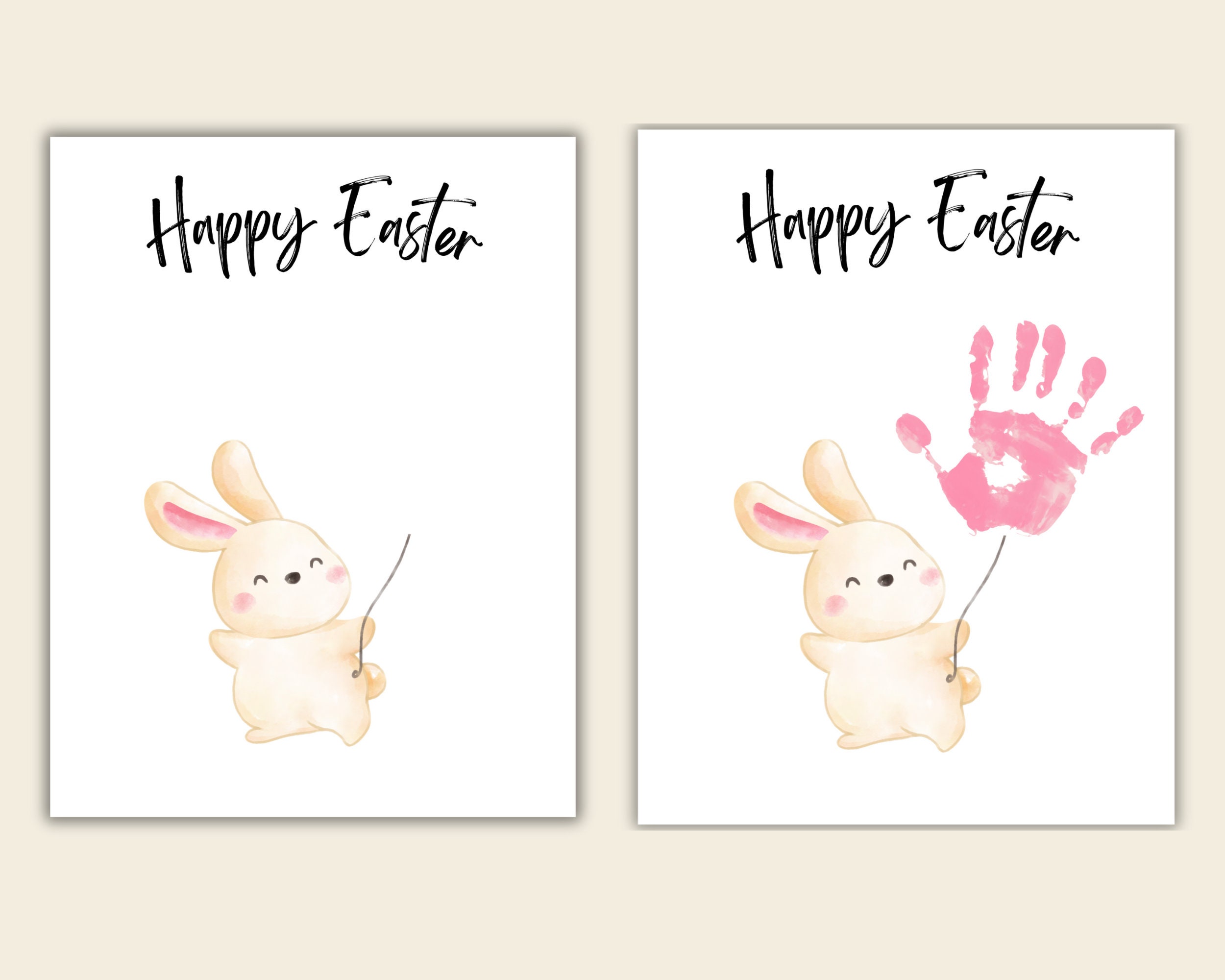 Easter Handprint Craft, Easter Handprint, Toddler Easter Craft, Easter ...