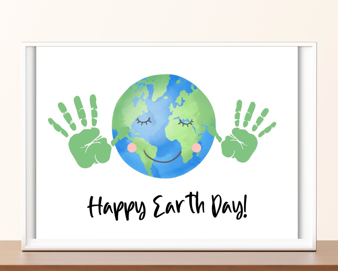 Earth Day Handprint Art, Earth Day Activity, Earth Day Handprint Craft ...