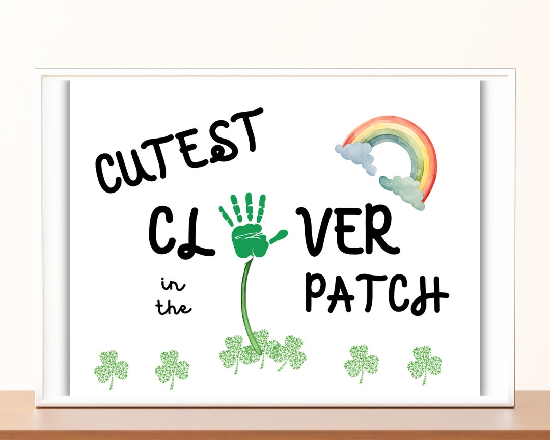 Saint Patricks Day Handprint Art Craft, Saint Patricks Day Printable ...
