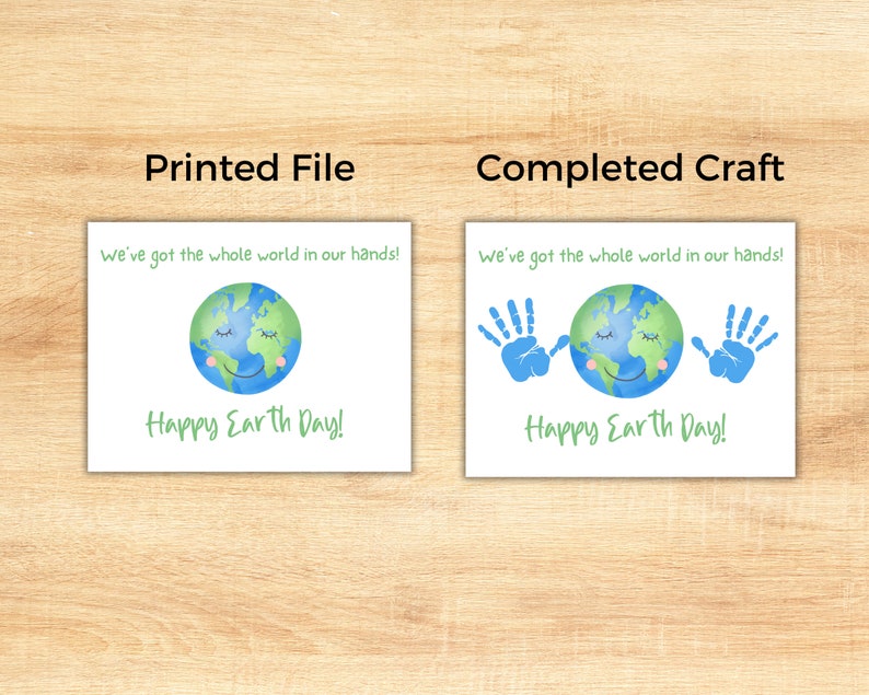 Earth Day Handprint, Earth Day Activity, Earth Day Craft, Earth Day ...