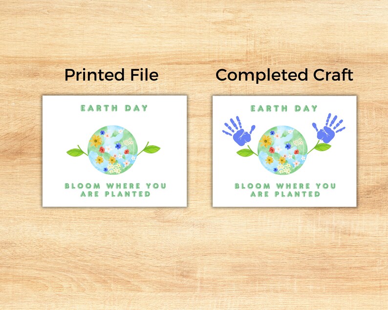 Earth Day Handprint, Earth Day Activity, Earth Day Printable, Earth Day ...