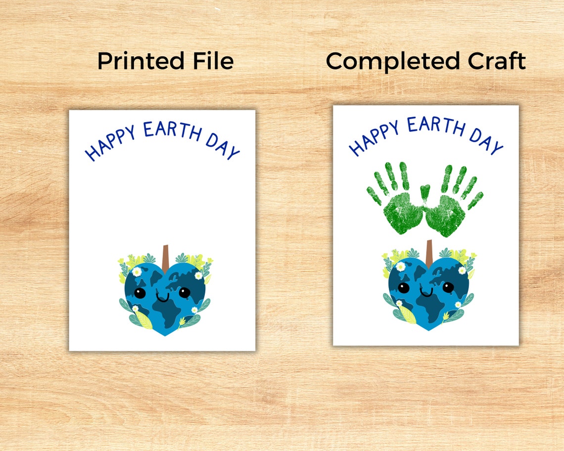 Earth Day Handprint Art, Earth Day Handprint Craft,, Earth Day ...