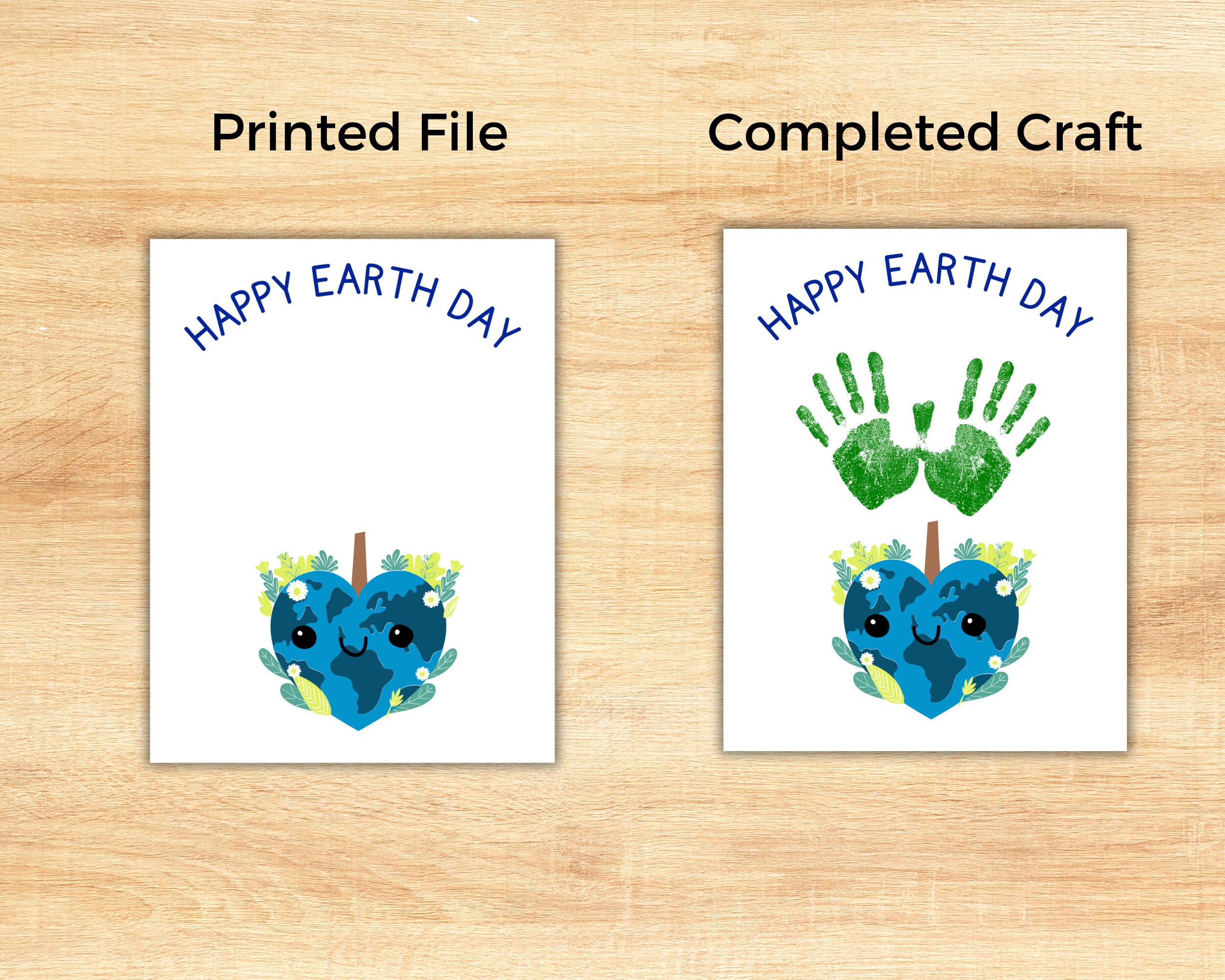 Earth Day Handprint Art, Earth Day Handprint Craft,, Earth Day ...