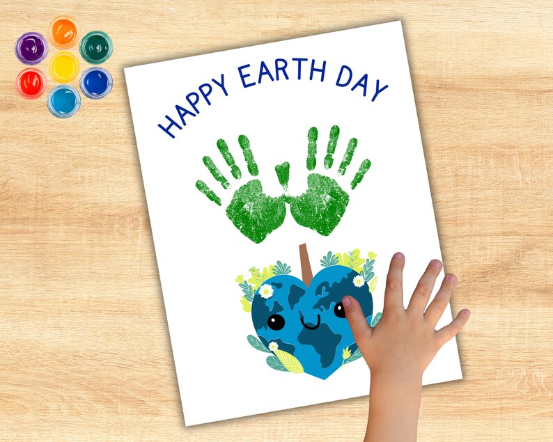 Earth Day Handprint Art, Earth Day Handprint Craft,, Earth Day ...