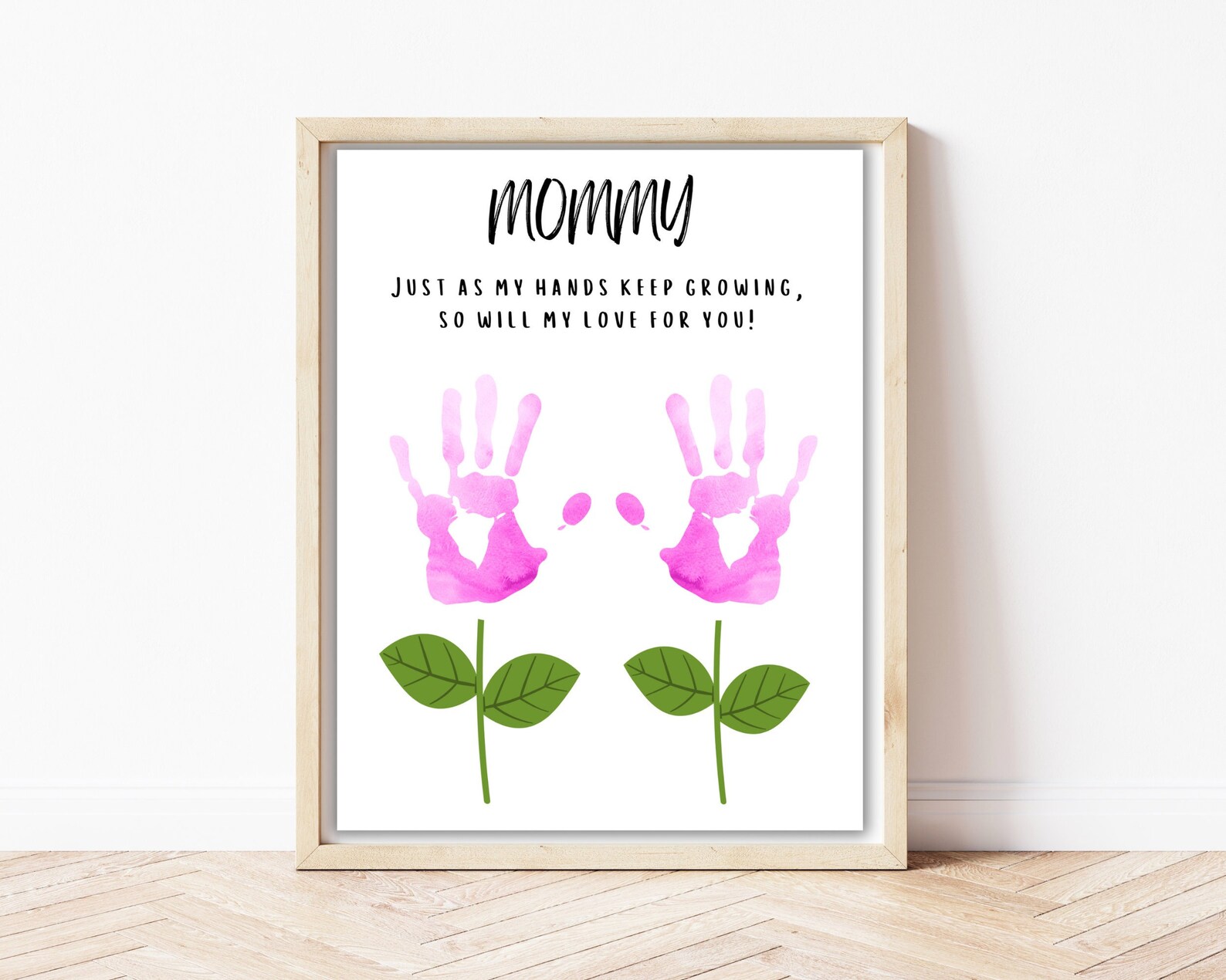 Mothers Day Handprint Craft for Kids, Toddler Mothers Day Crafts ...