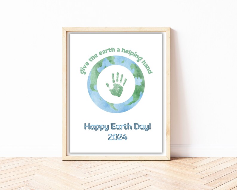 Earth Day Handprint Art, Earth Day Handprint Craft,, Earth Day ...