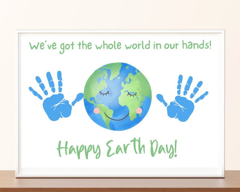 Earth Day Handprint, Earth Day Activity, Earth Day Craft, Earth Day ...