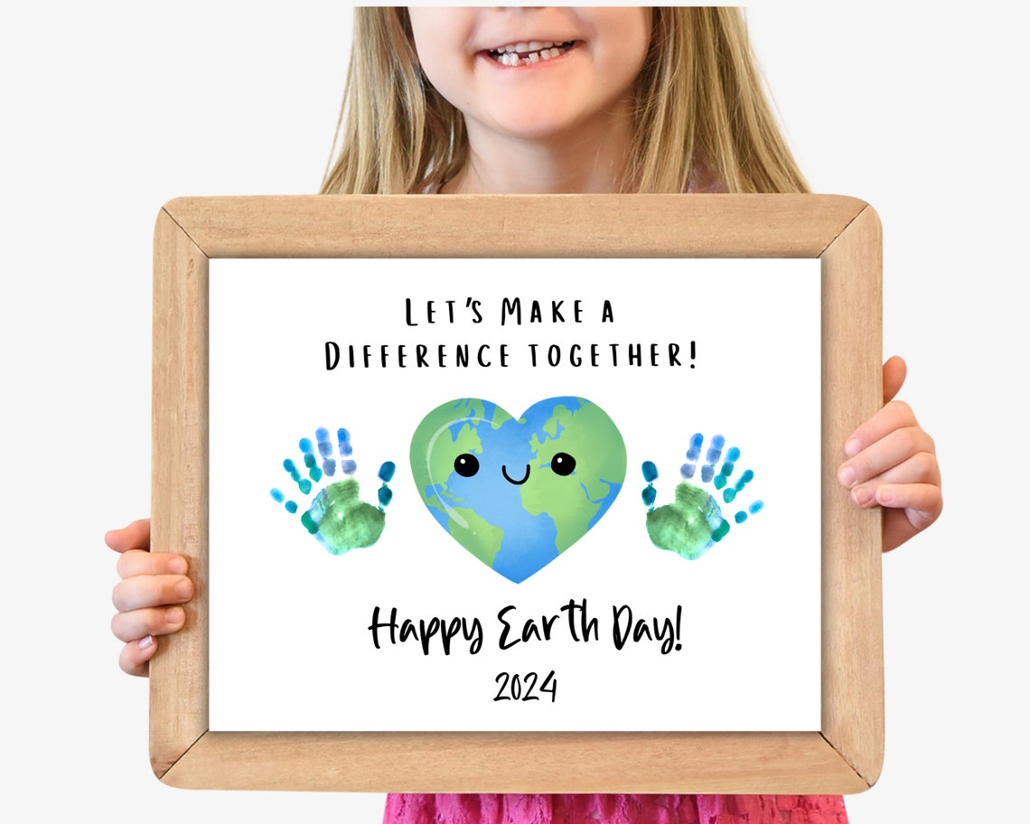 Earth Day Handprint Art, Earth Day Activity, Earth Day Handprint Craft ...