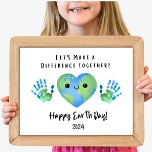 Earth Day Handprint Art, Earth Day Activity, Earth Day Handprint Craft ...