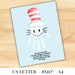 The Cat in the Hat Handprint Art, Read Across America Craft Ideas, Dr ...