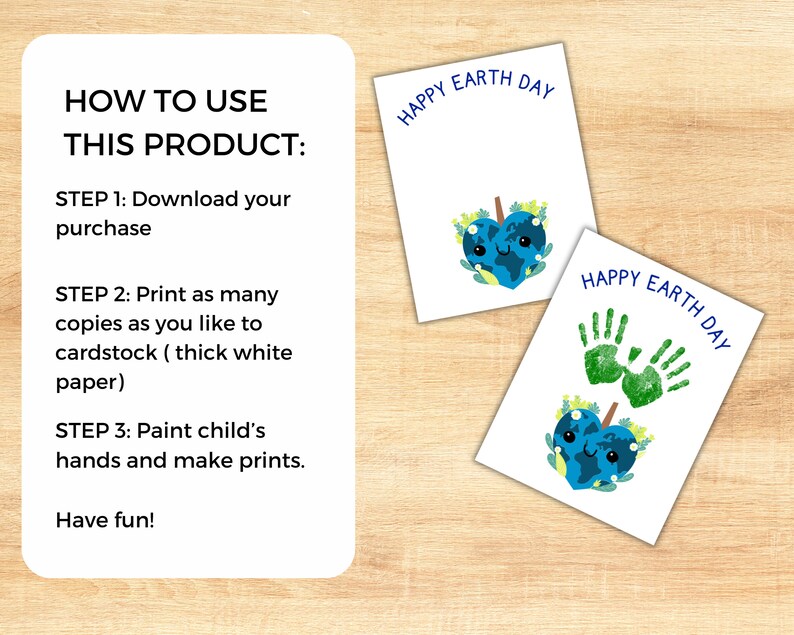 Earth Day Handprint Art, Earth Day Handprint Craft,, Earth Day ...