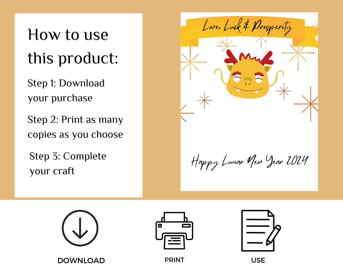 Lunar New Year Handprint Craft, Chinese New Year Handprint Art, Year of ...