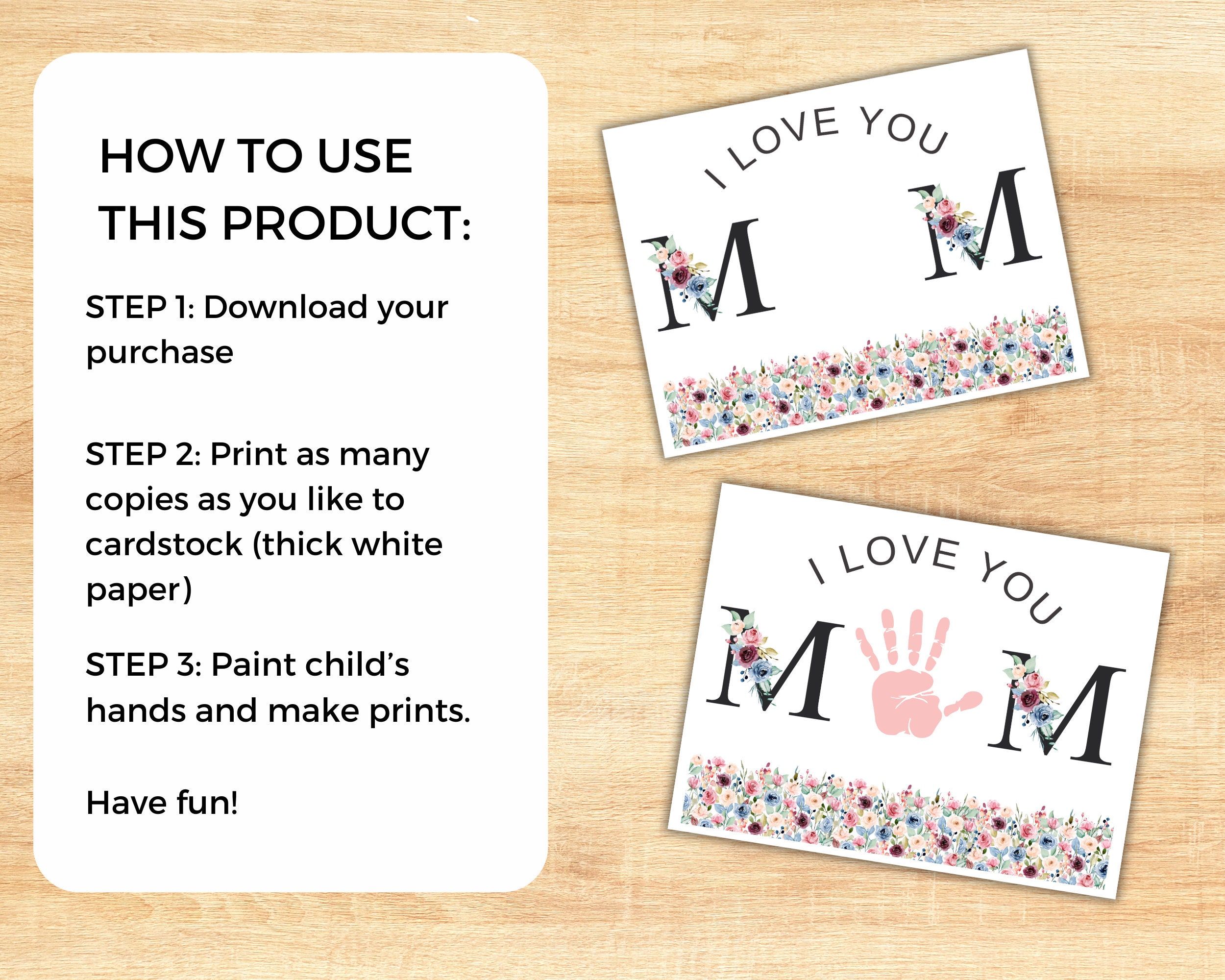 Mothers Day Handprint Craft for Kids, Mothers Day Handprint Art ...