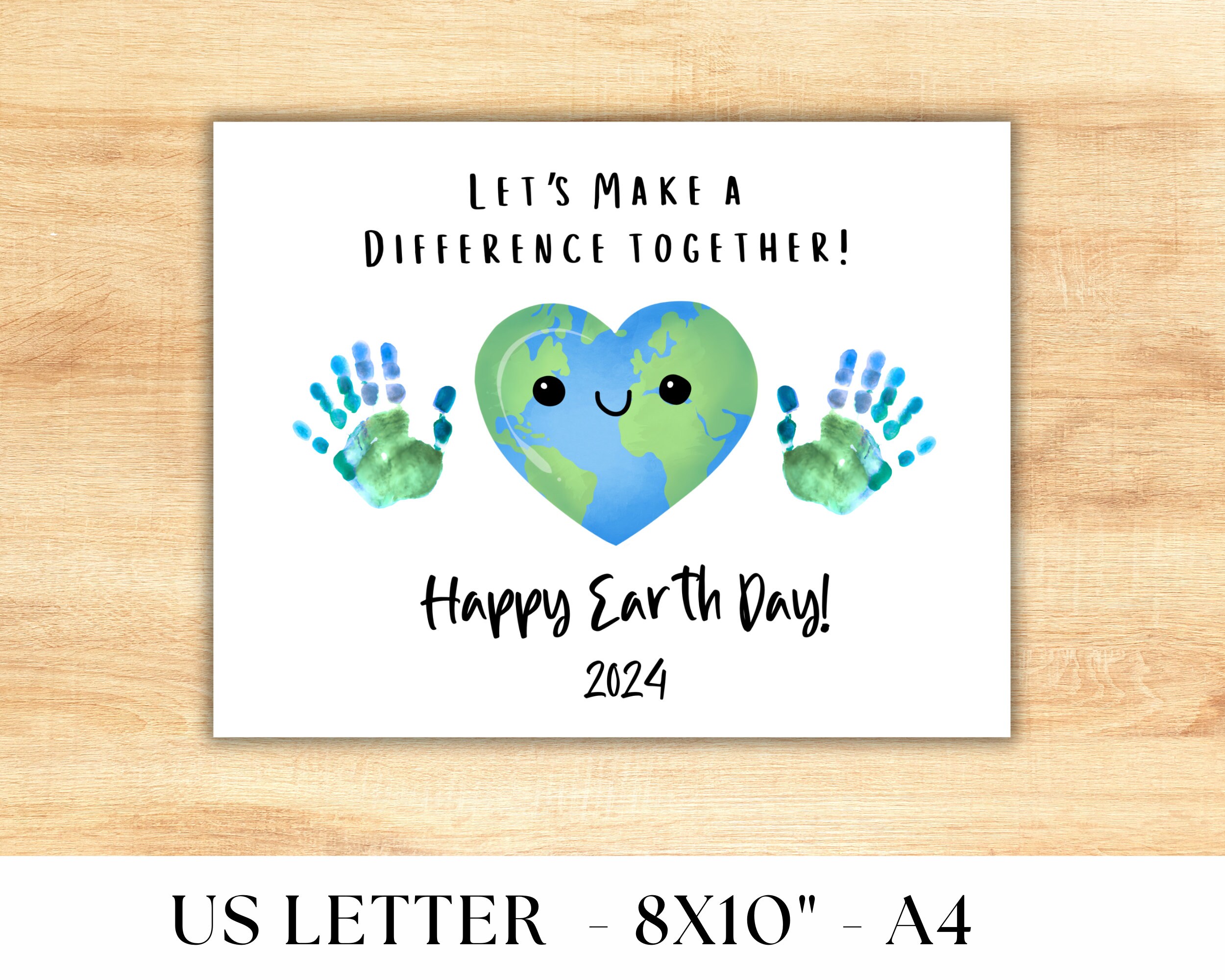 Earth Day Handprint Art, Earth Day Activity, Earth Day Handprint Craft ...