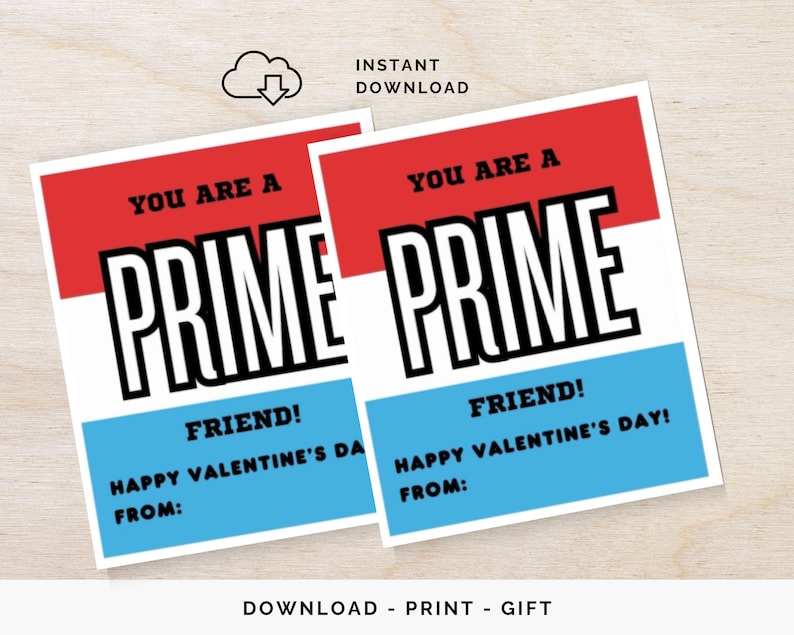 Sports Drink Valentine Printables, Prime Hydration Valentine Card ...