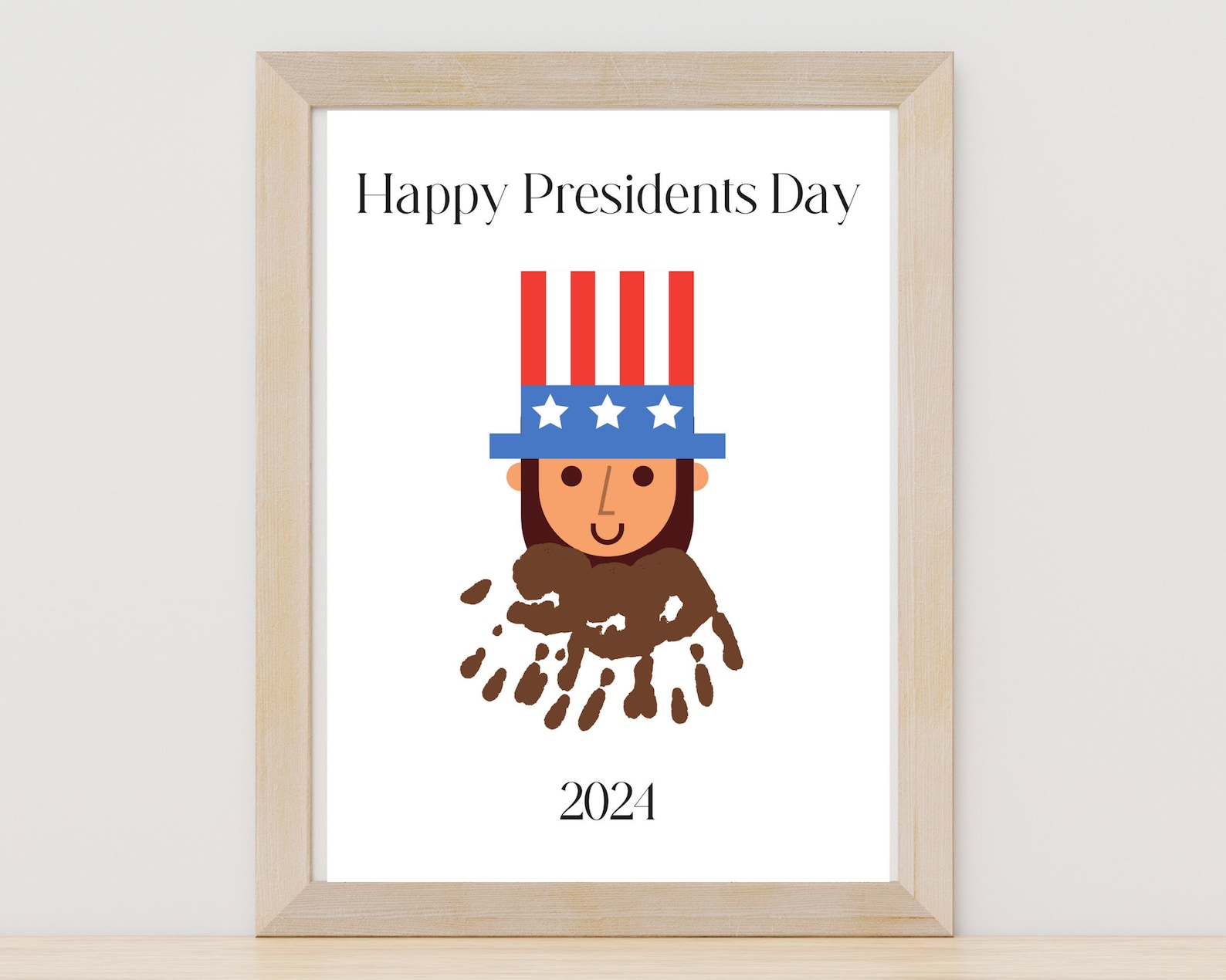Presidents Day Handprint Craft Preschool, Presidents Day Printable ...
