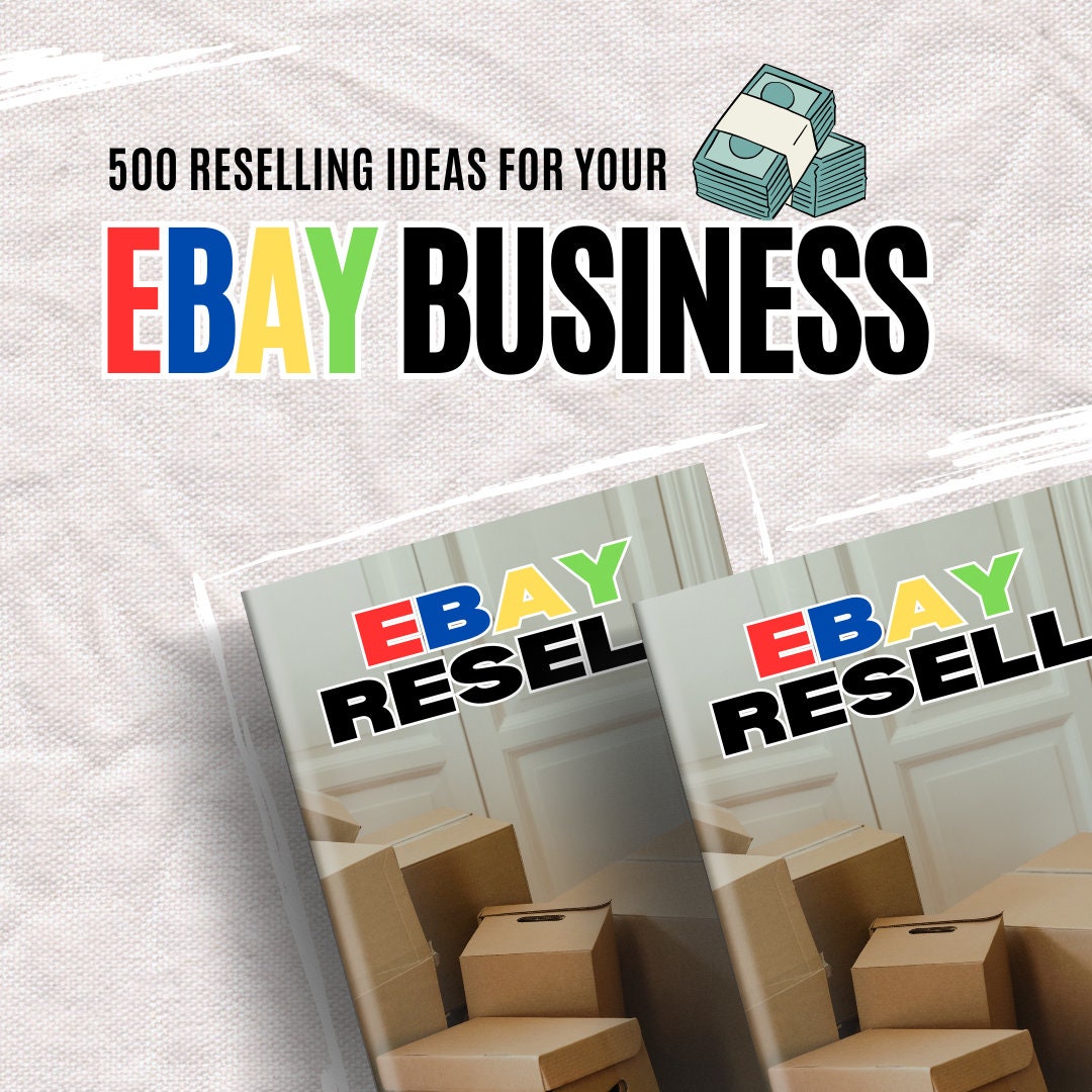 500 Reselling Ideas for Your Ebay Business Digital E-book - Etsy