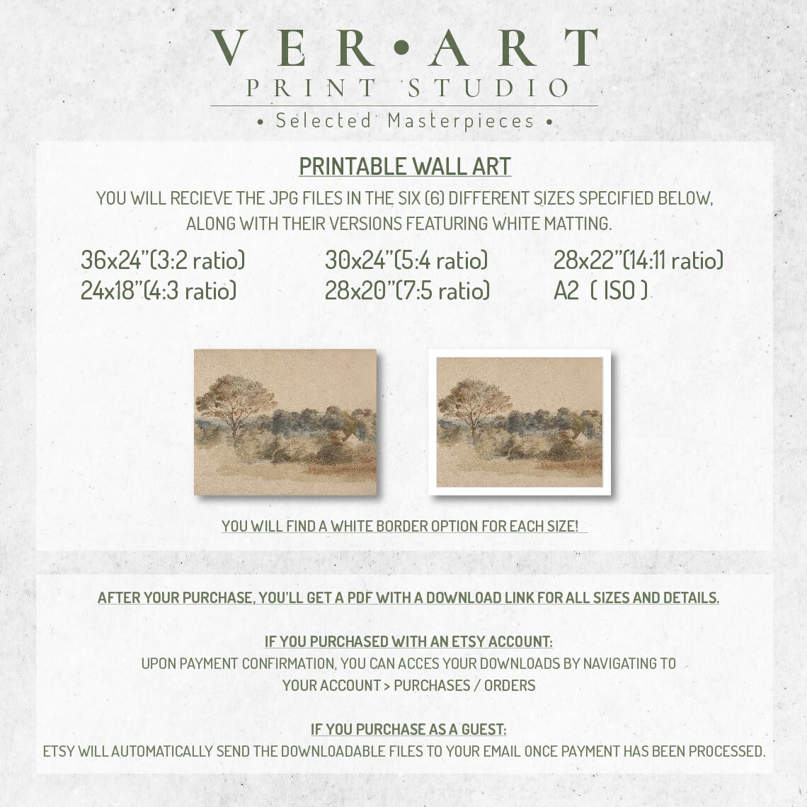 Printable Wheat Fields Landscape Oil Painting, Vintage Country ...